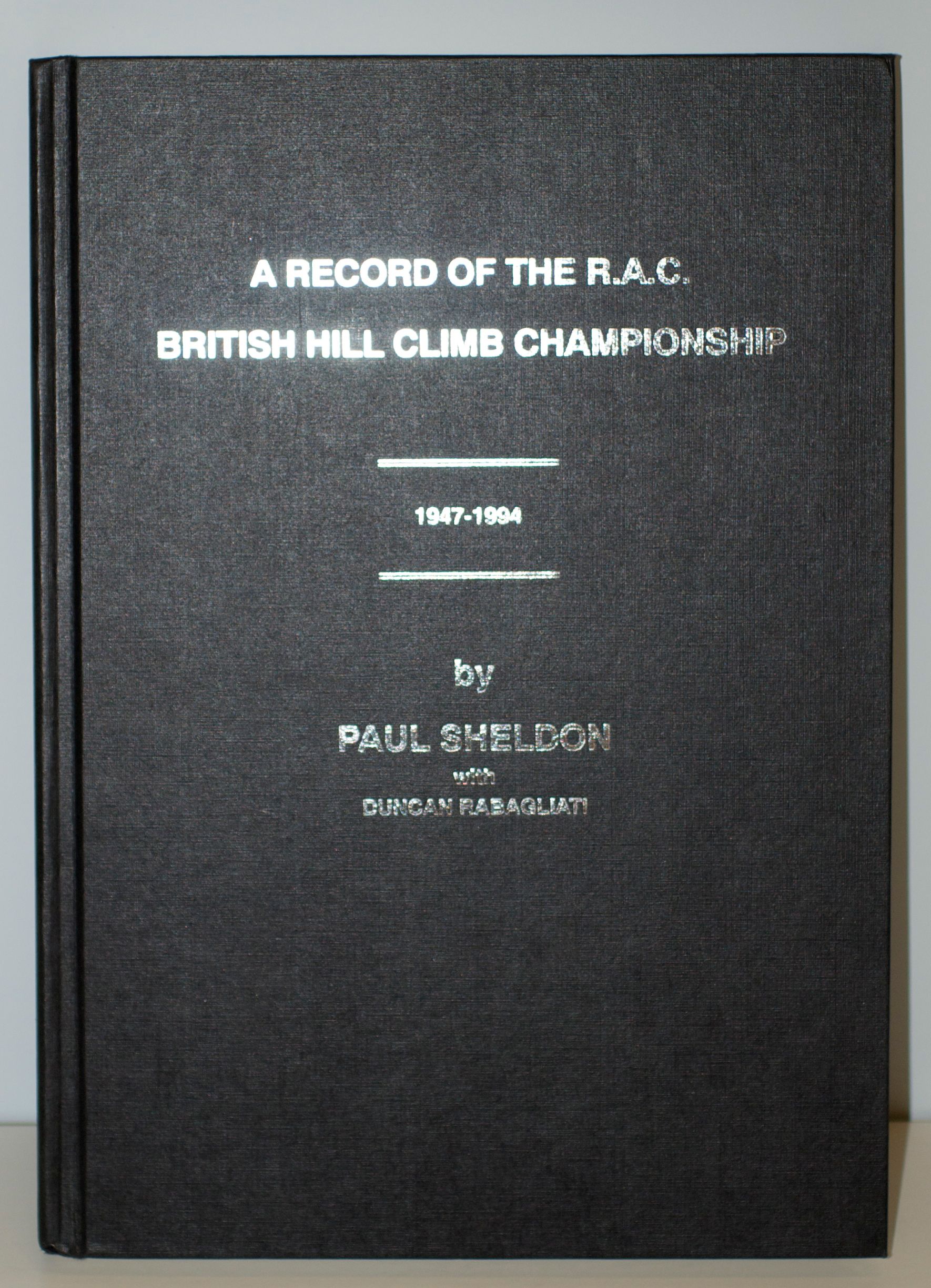 Bonhams Cars : Paul Sheldon & Duncan Rabagliati: "A History of the RAC ...