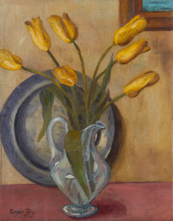 Bonhams : Roger Fry (British, 1866-1934) Tulips in a vase