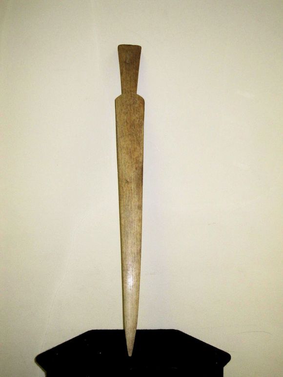 Bonhams : A Hawaiian swordfish dagger 67cm long