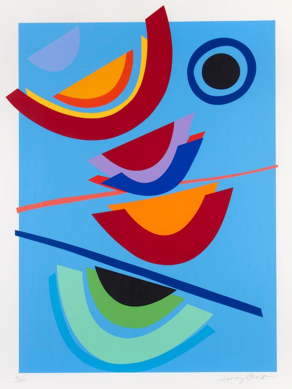 Bonhams : Sir Terry Frost R.A. (British, 1915-2003) Blue Circle ...