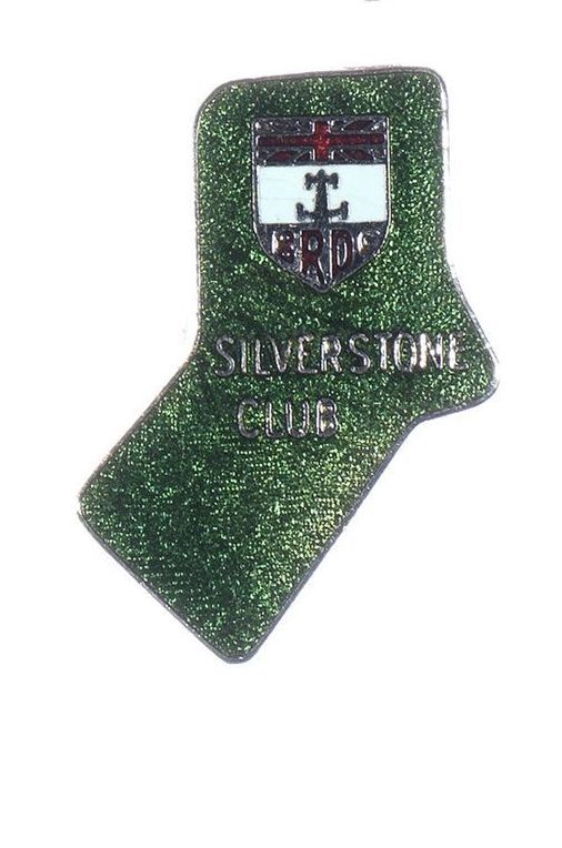Bonhams Cars : A BRDC Silverstone Club enamel lapel badge,