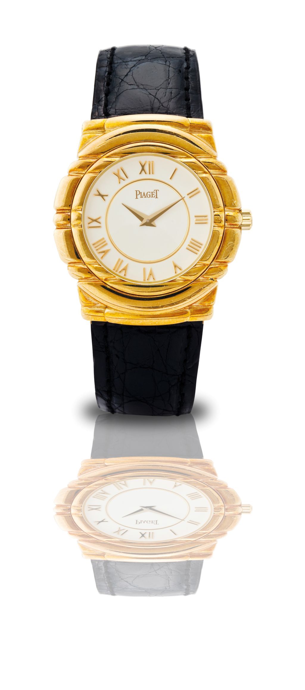 Bonhams : Piaget. A fine 18ct gold manual wind wristwatchRefGOA 15009 ...