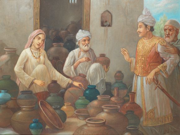 Bonhams : Ustad Allah Bux (Pakistan, 1895-1978) Untitled,