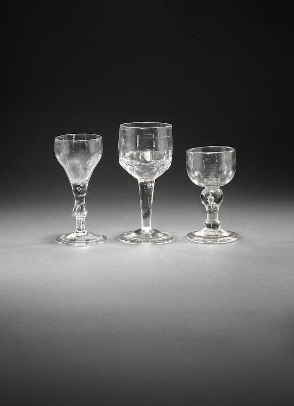 Bonhams An Early Baluster Wine Glass Circa 1690