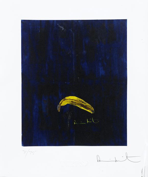 Bonhams : Damien Hirst (British, born 1965) Turps Banana Digital print ...
