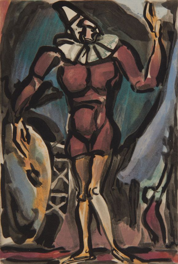 Bonhams : Georges Rouault (French, 1871-1958) Le Clown à La Grosse ...
