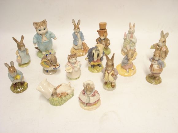 Bonhams : A collection of modern Beatrix Potter figures