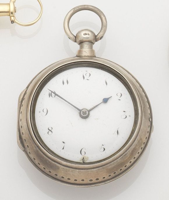 Bonhams : Joseph Windmills. A late 17th century silver pair case open ...