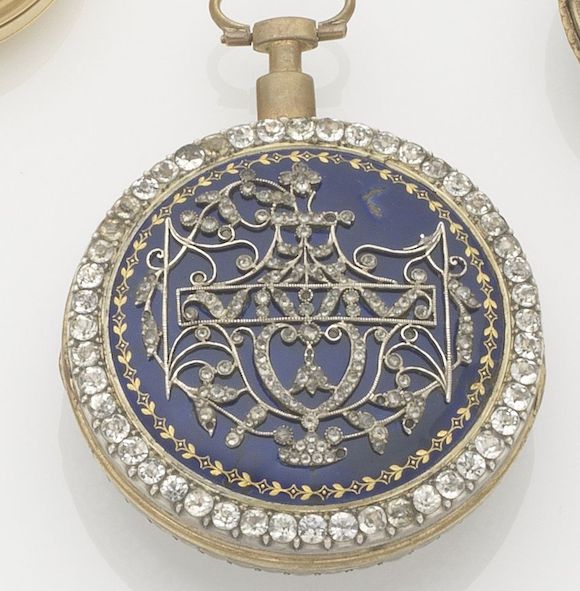 Bonhams : Fres Seigneur. A late 18th century gilt metal, enamel and ...