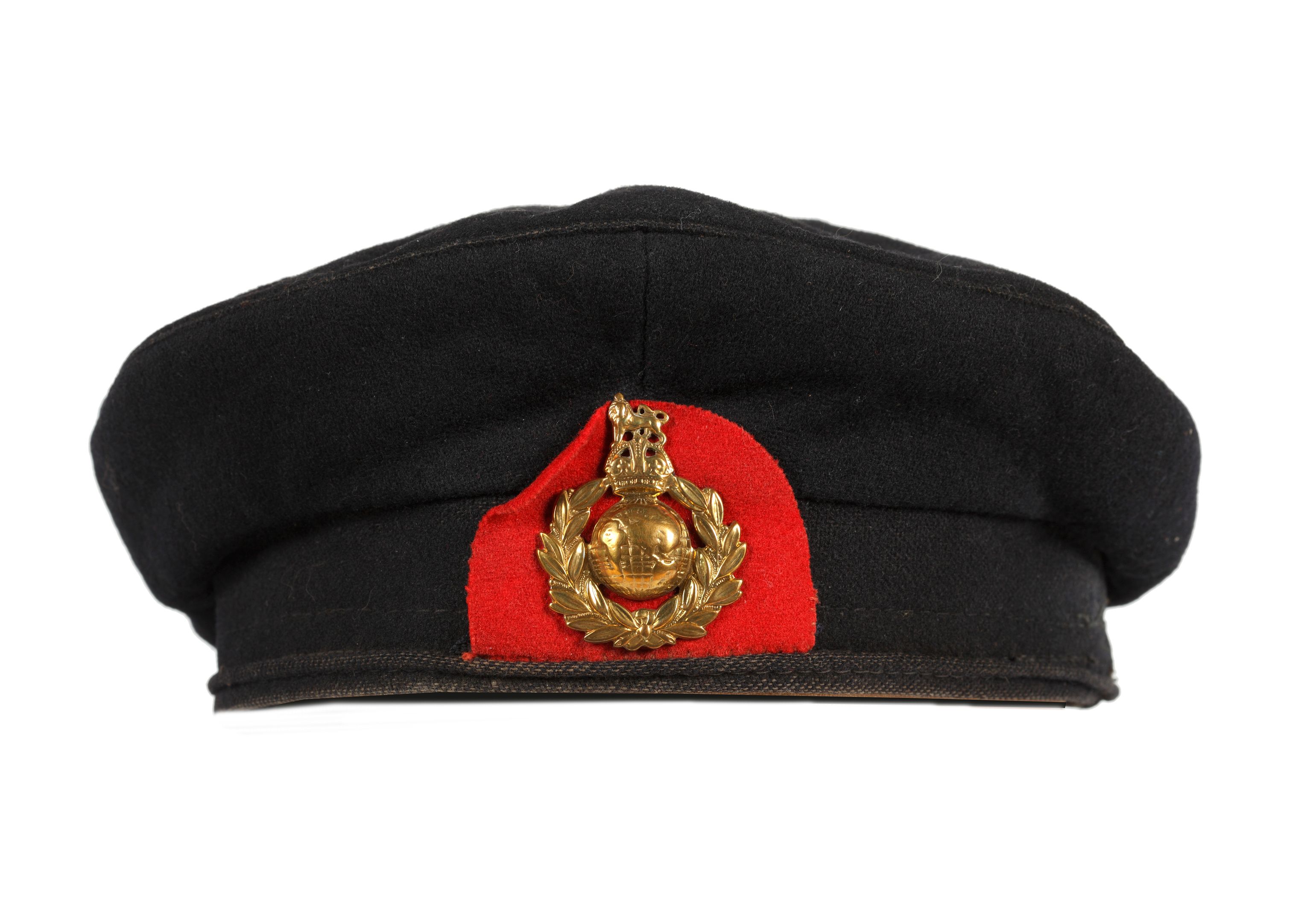 Bonhams : Royal Marines Brodrick Cap