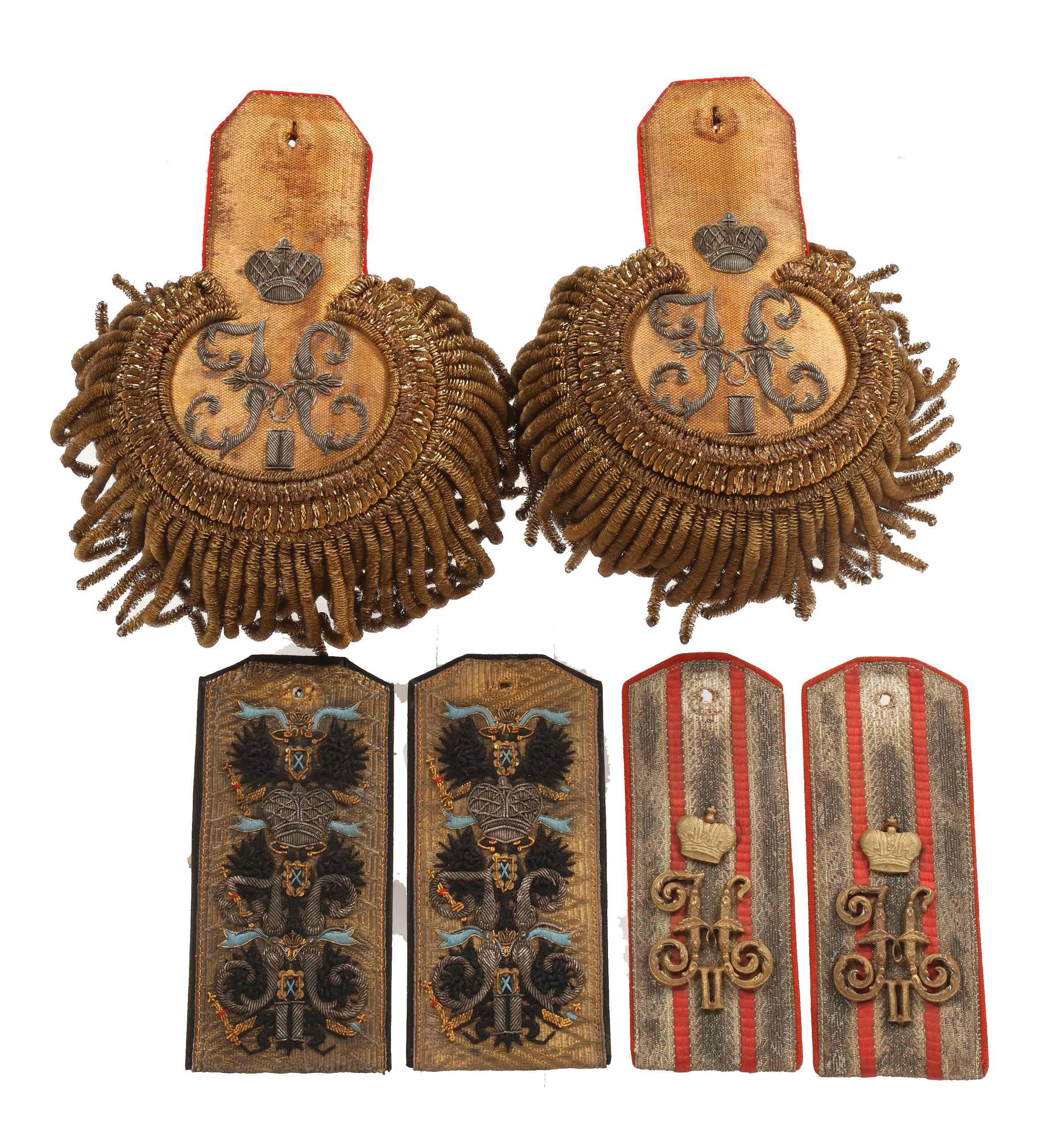 Bonhams : Imperial Russian Military Epaulettes
