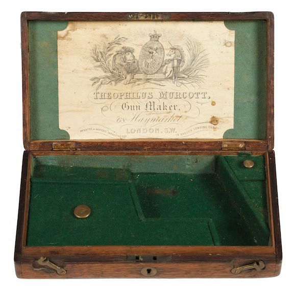Bonhams : An Oak Revolver Case