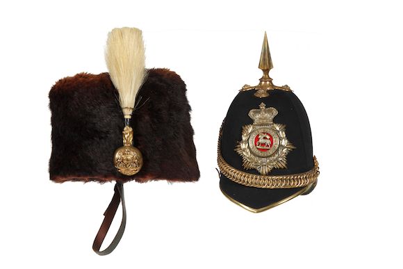 Bonhams : A Royal Engineer Officer's Busby c1928-1939 & An Officer's ...