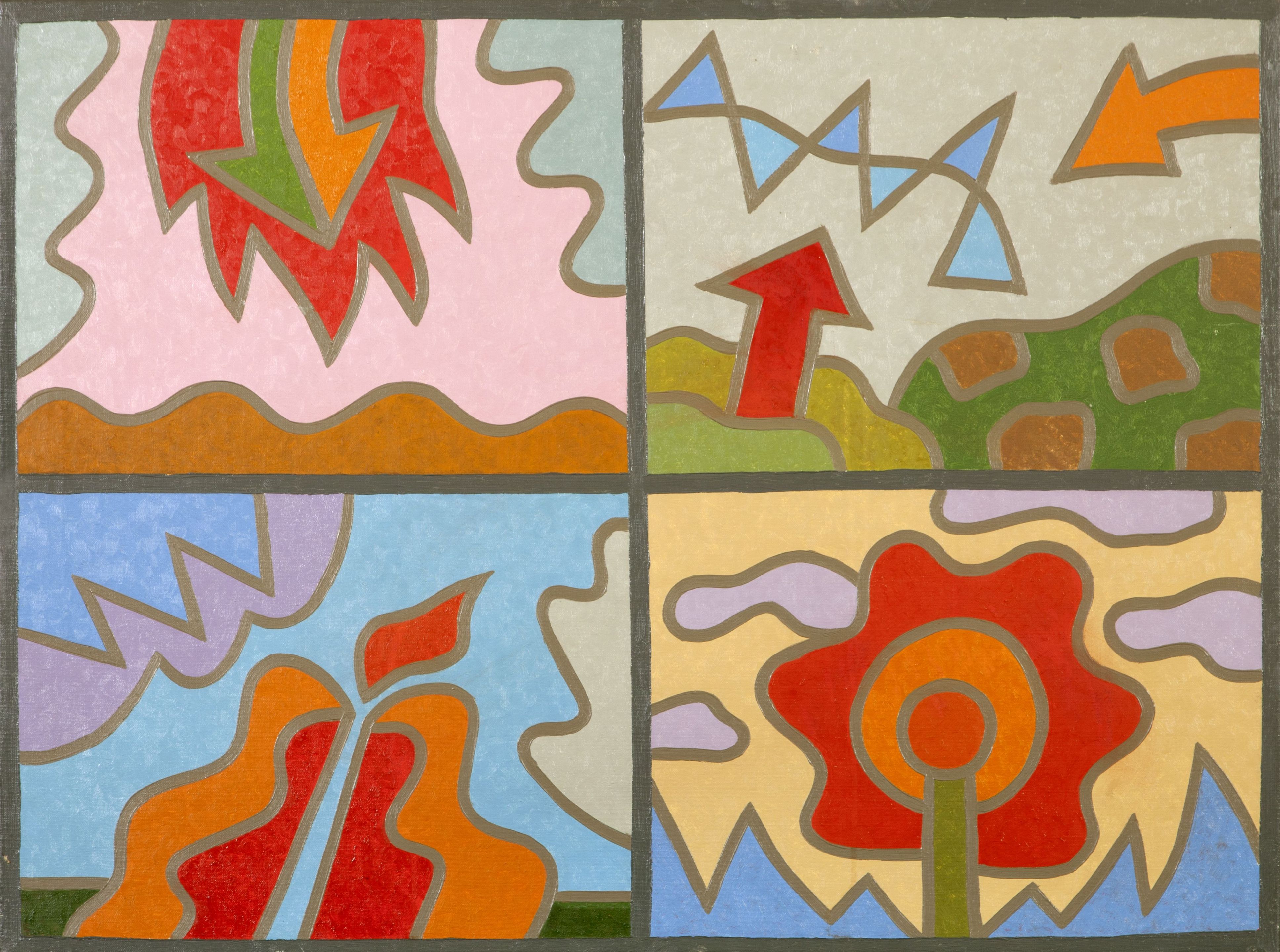 Bonhams : Alexis Akrithakis (Greek, 1939-1994) Four seasons / Quatre ...