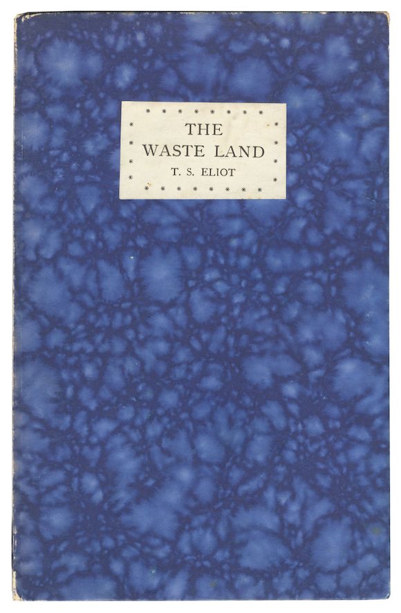 Bonhams : ELIOT (T.S.) The Waste Land, first English edition, Hogarth ...