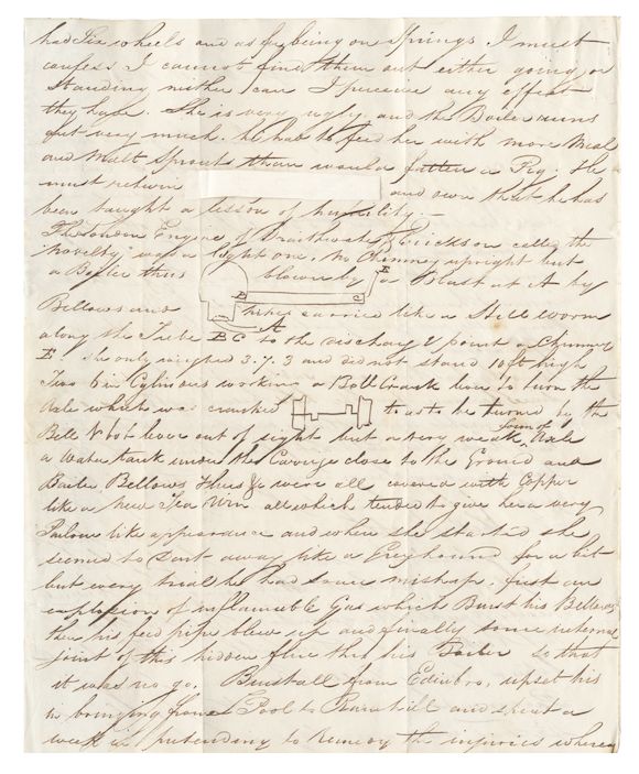 Bonhams : STEPHENSON'S ROCKET - Autograph letter signed by John Dixon ...