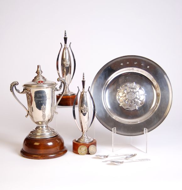 Bonhams : Lancashire Golfing Union A selection of silver golf trophies ...