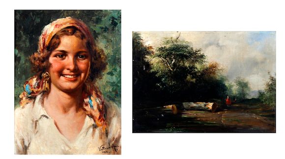 Bonhams : A. Vallone (Italian, 20th Century) Portrait of a Neapolitan ...