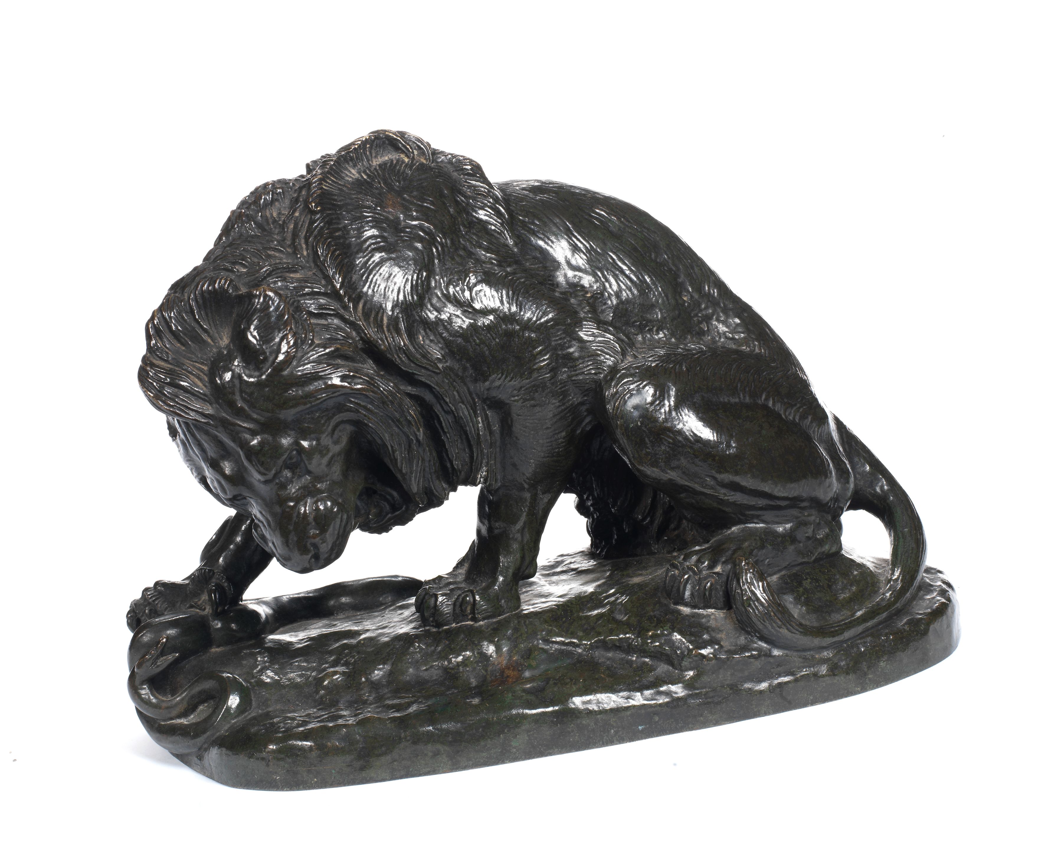 Bonhams : After Antoine Louis Barye (French, 1795-1875) A late 19th ...