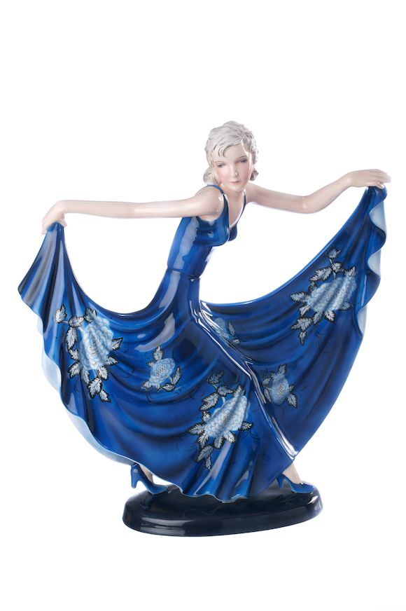 Bonhams : A Goldscheider figure of a dancer Stefan Dakon,1938