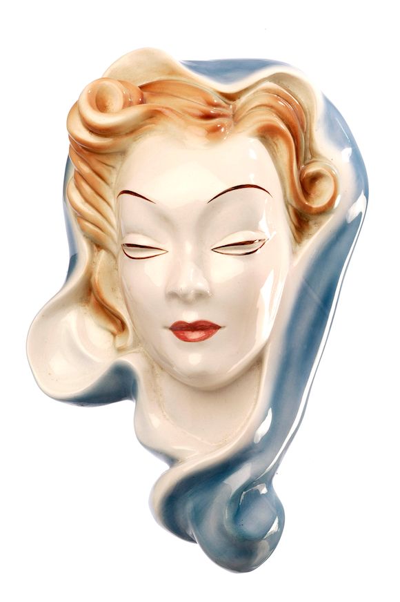 Bonhams : Two Goldscheider wall masks of women circa 1940