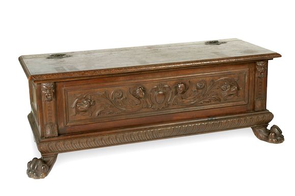 Bonhams : A late 19 century Italian Renaissance style walnut and pine ...