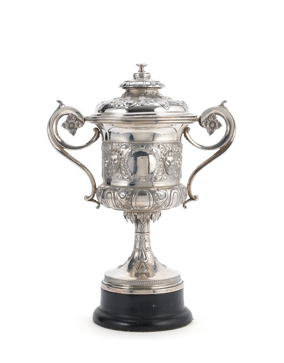 Bonhams : A Victorian silver two-handled cup and cover By Jones ...