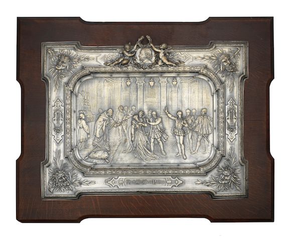 Bonhams : A pair of Victorian electrotype wall plaques By Elkington ...