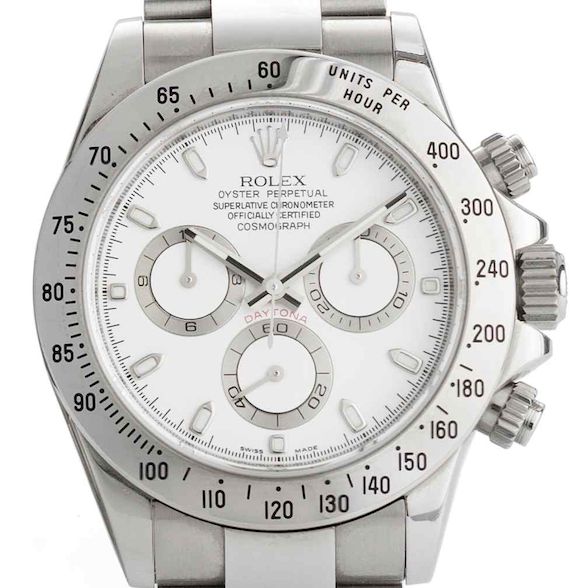 Bonhams : Rolex. A stainless steel automatic chronograph bracelet watch ...