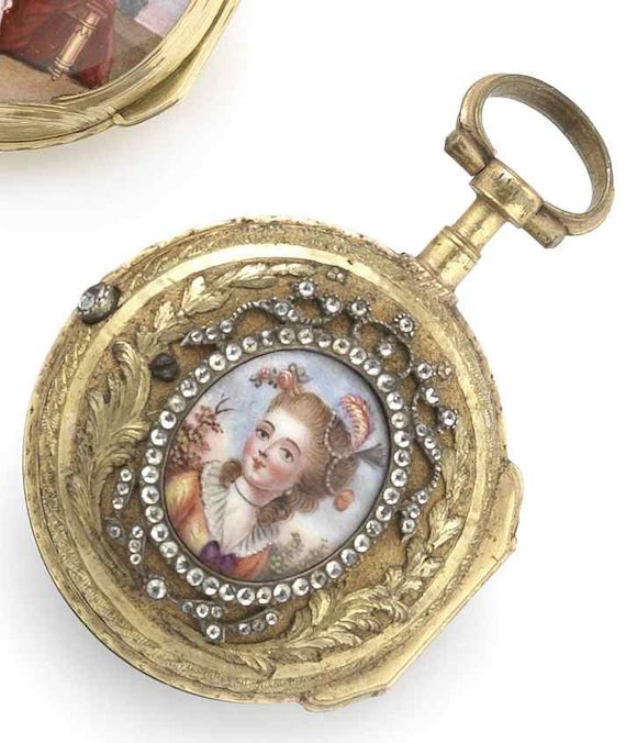 Bonhams : Gilbert, Paris. An early 18th century gilt metal open face ...