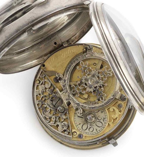 Bonhams : William Kipling. A silver verge pocket watch movement in ...