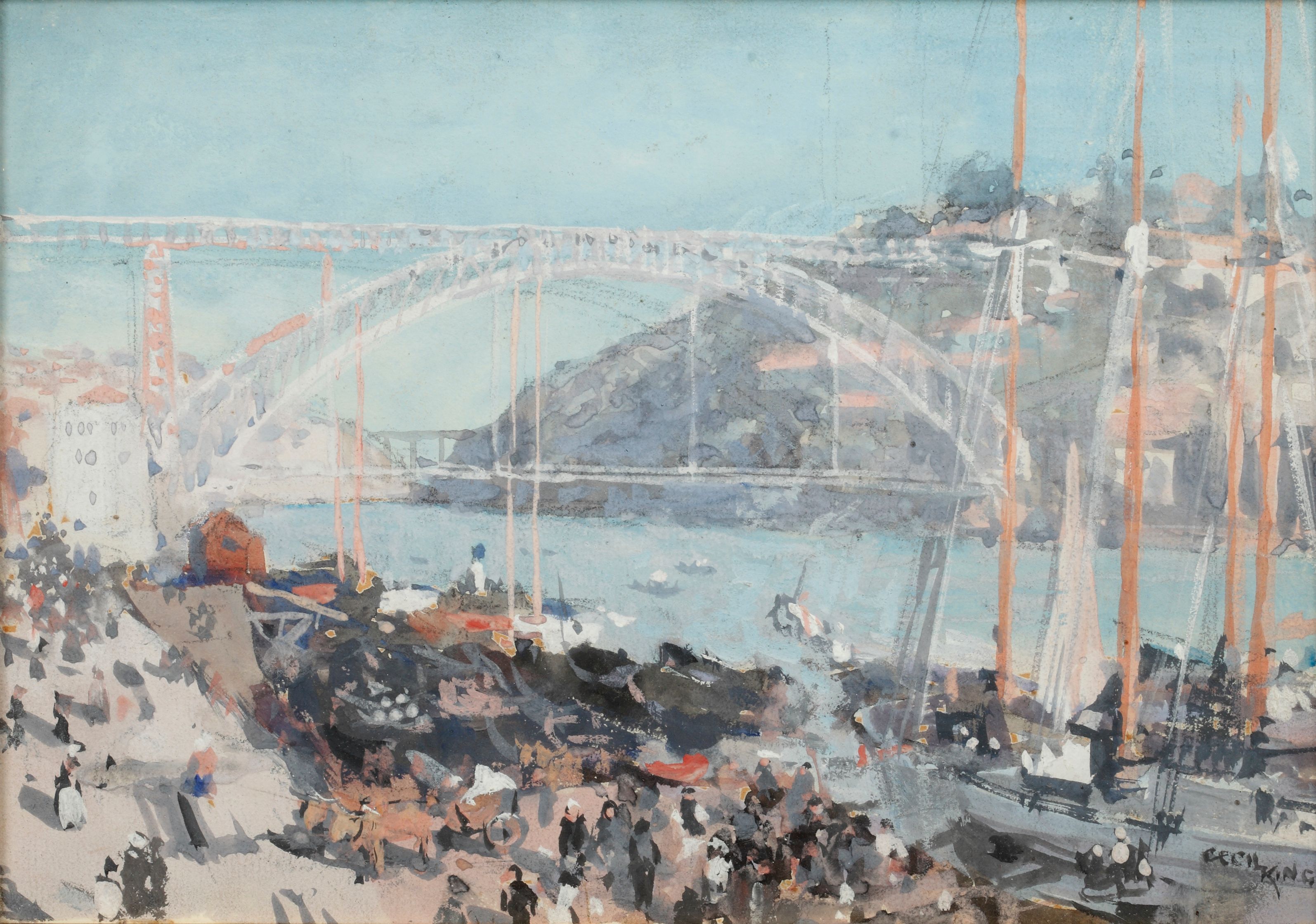 Bonhams : Cecil George Charles King (British, 1881-1942) View of a ...