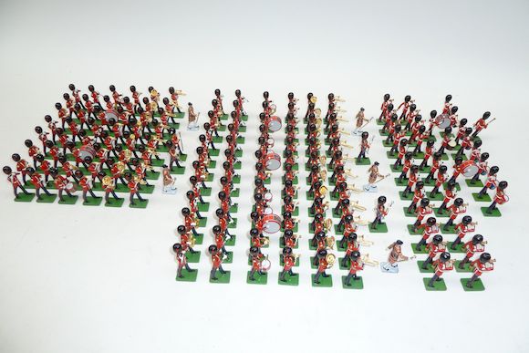 Bonhams : Britains Metal Models Massed Bands of the Coldstream Guards ...