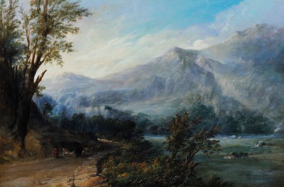 Bonhams : Alfred Vickers Snr. (British, 1786-1868) 'On the road to ...