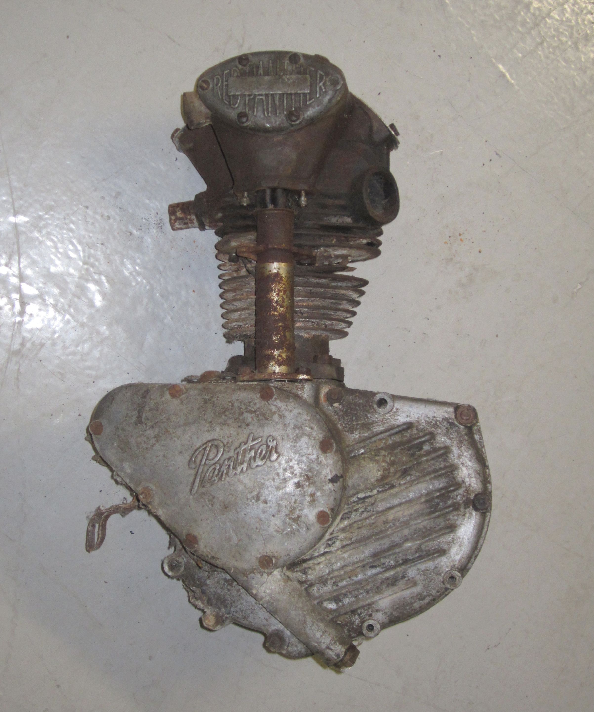 Bonhams Cars : A Panther Sloper engine,