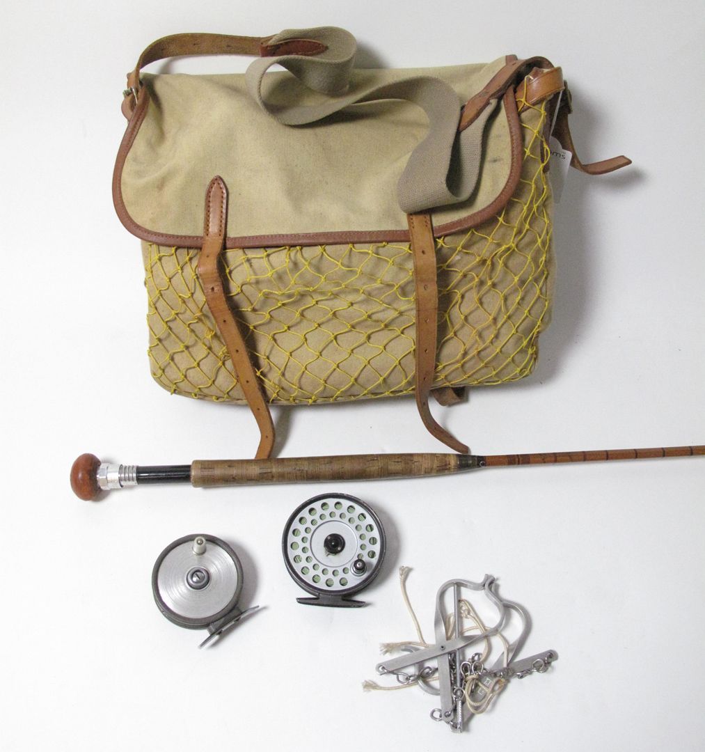Bonhams : A Hardy 'The Gold Medal' Palakona 3pce. 11ft. fly rod with a ...