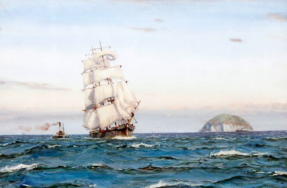 Bonhams : Patrick Downie, RSW (British, 1854-1945) 'Homeward Bound'