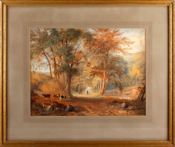 Bonhams : Circle of William Havell RWS (British, 1782-1857) Landscape ...