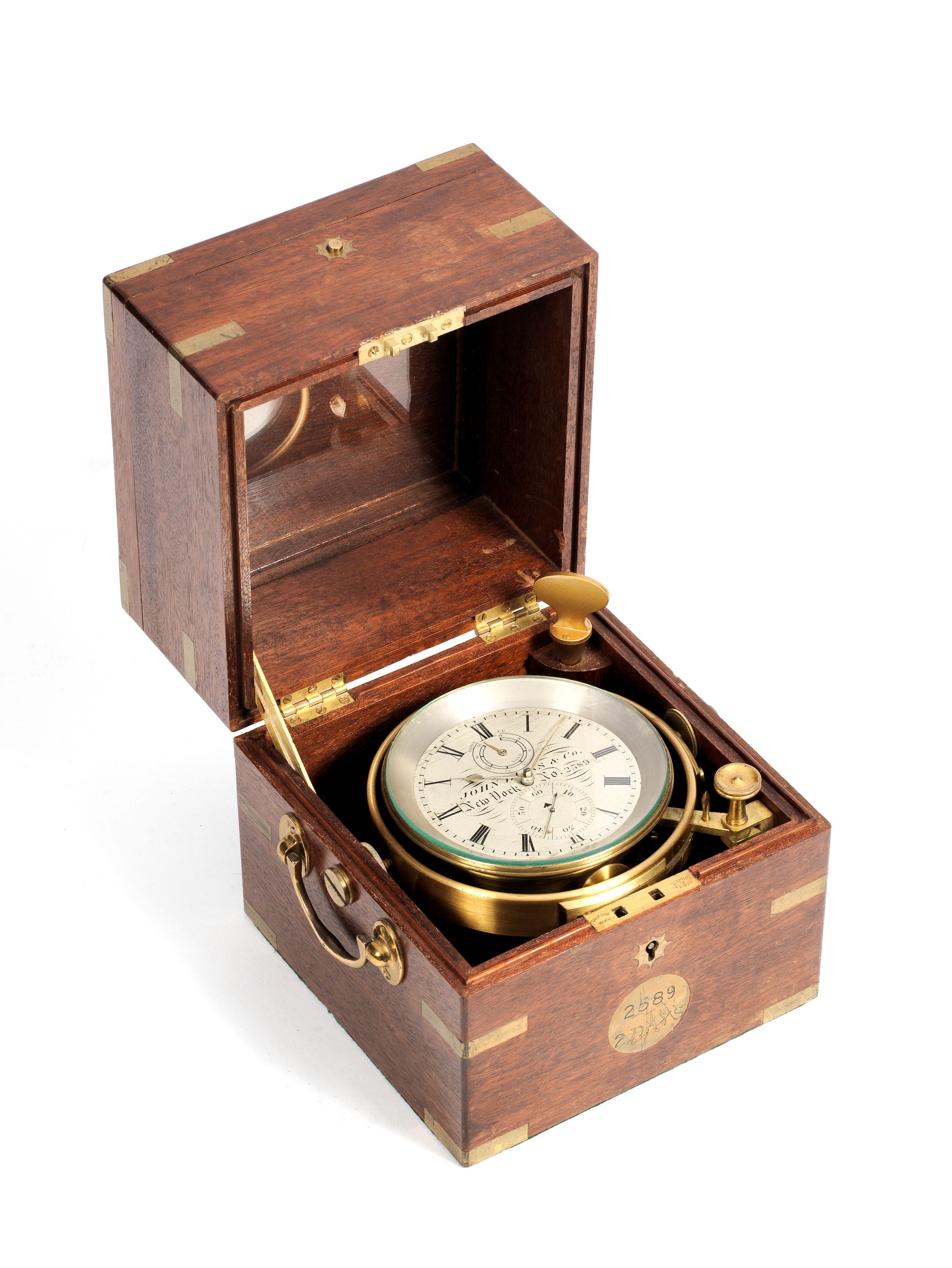 Bonhams : A late 19th century two day marine chronometer John Bliss and ...