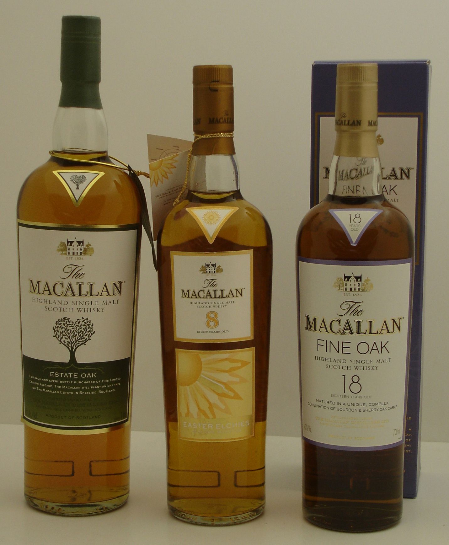 Bonhams : The Macallan Estate Oak The Macallan-8 year old The Macallan ...
