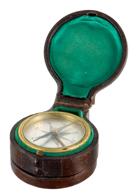Bonhams A Combined Pocket Compass And Barometer