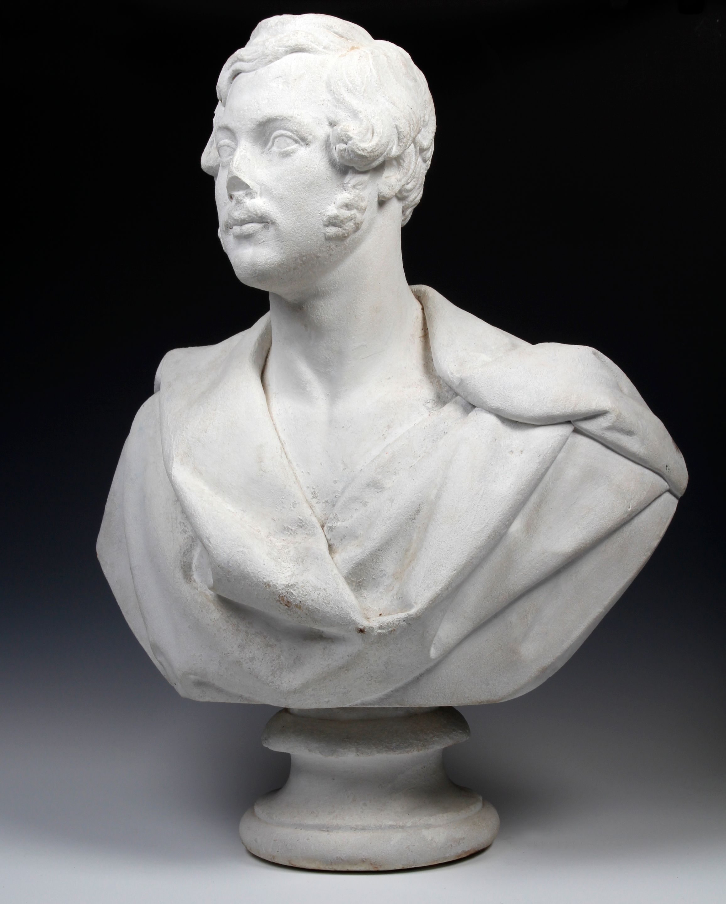 Bonhams : An early Victorian marble bust, probably of Prince Albert ...