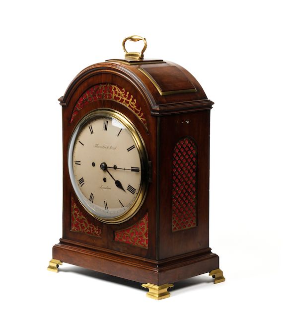 Bonhams : An English 19th century double fusee striking musical mantle ...