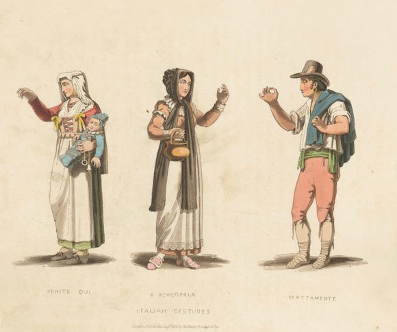 Bonhams : COSTUME BRIDGENS ([RICHARD], illustrator) Costumes of Italy ...