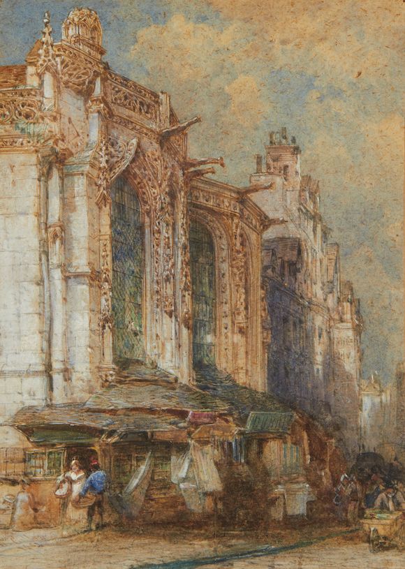 Bonhams : William Callow, RWS (British, 1812-1908) Church of St Sauveur ...