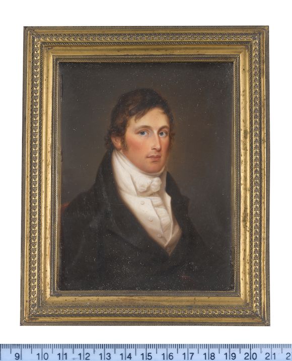 Bonhams : James Leakey (British, 1773-1865) A pair of portraits of Mr ...