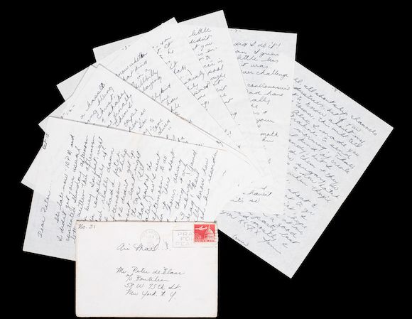 Bonhams : Janis Joplin: An eight page handwritten letter together with ...