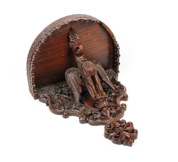 Bonhams : A late 19th/early 20th century Burmese or Anglo-Indian carved ...