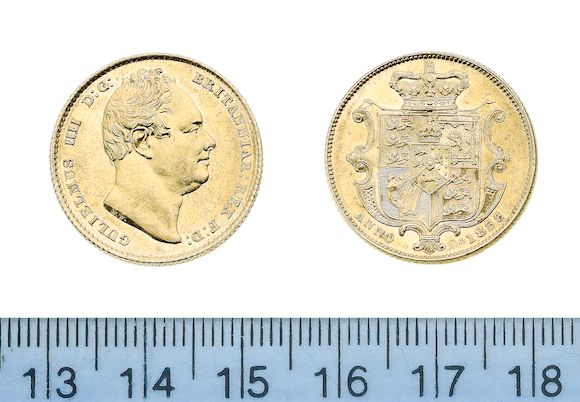 Bonhams : William IV, 1830-37, Sovereign, 1833, second bust right,