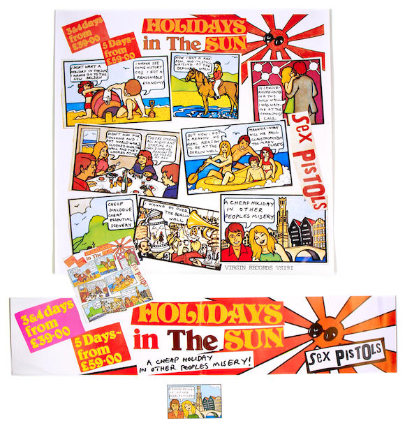 Bonhams Sex Pistols Holidays In The Sun Promo Material